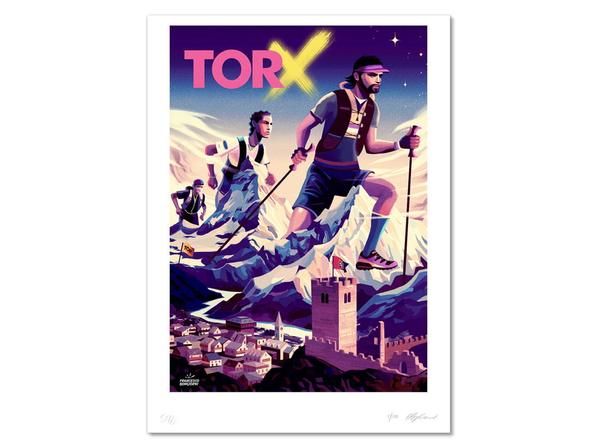 Tor des Géants Poster 2024 - Francesco Bongiorni